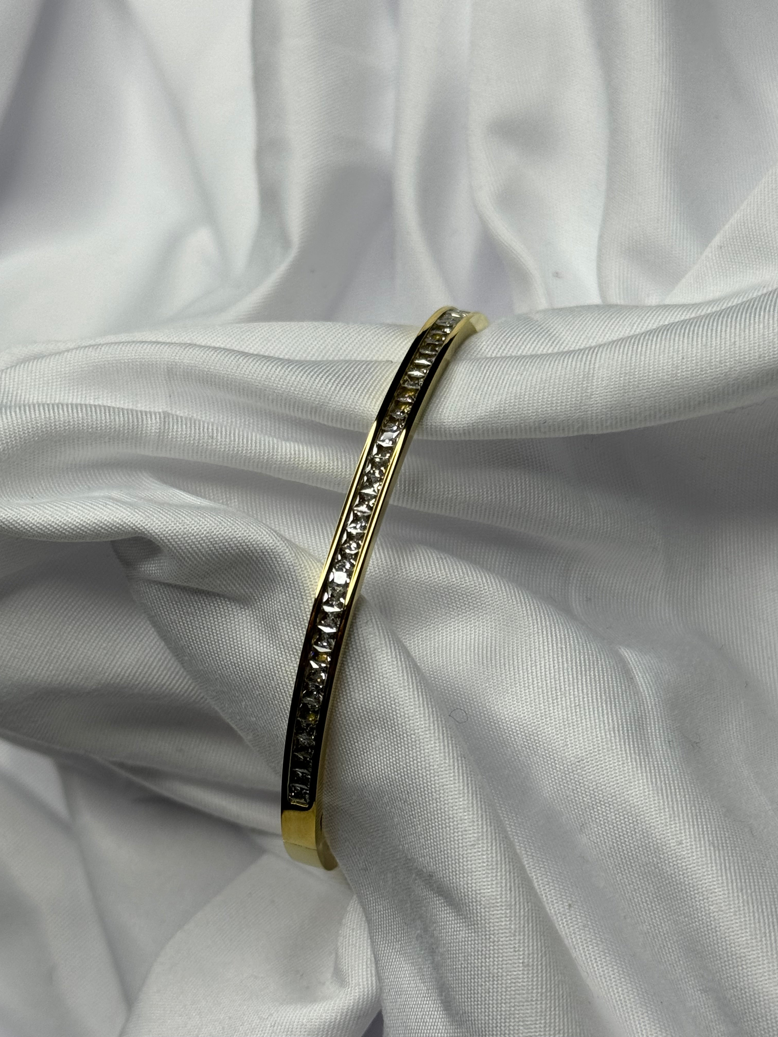 Jonc Elsa doré – Krystalshop Paris